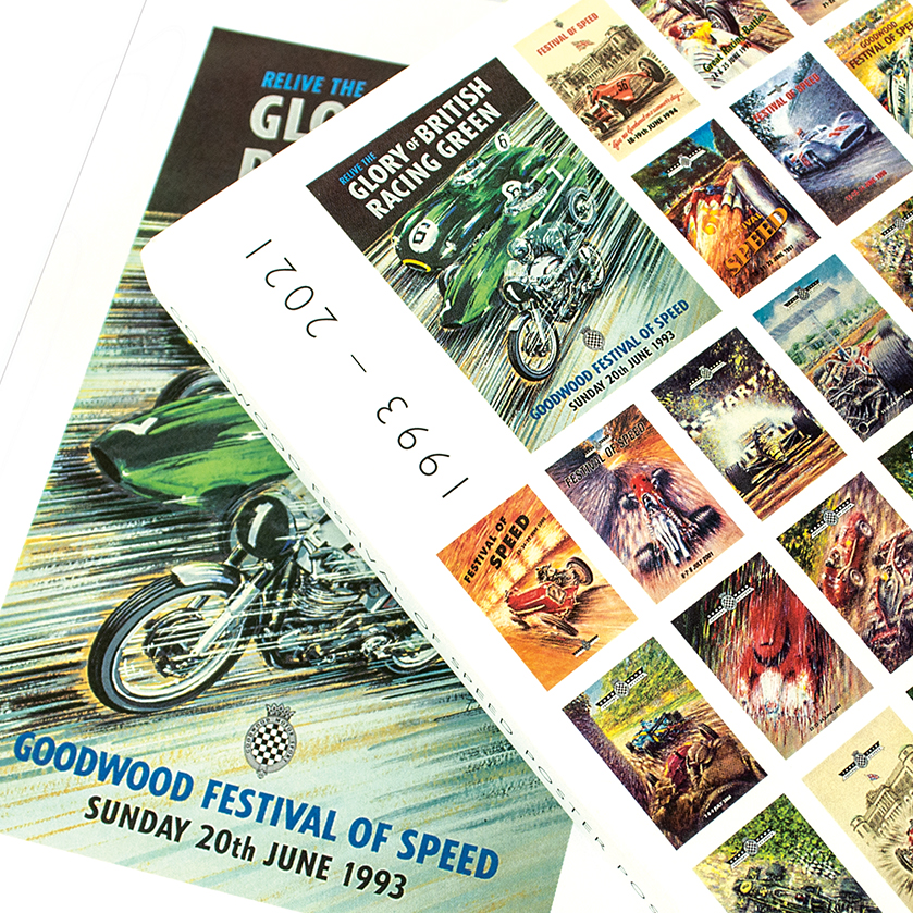 Festival of Speed postcard pack - Fine Print Services Ltd