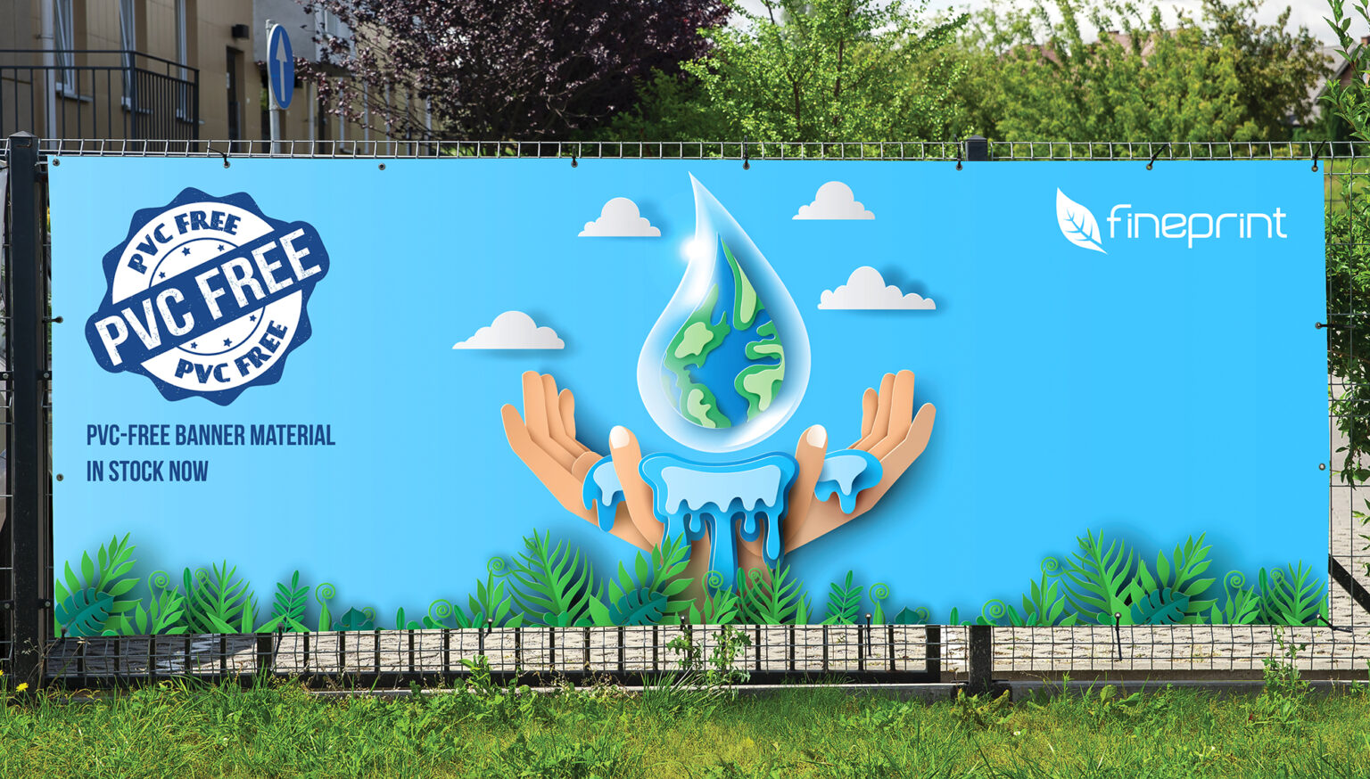 Recycled and Recyclable, 100% PVC-free display banners means your ...