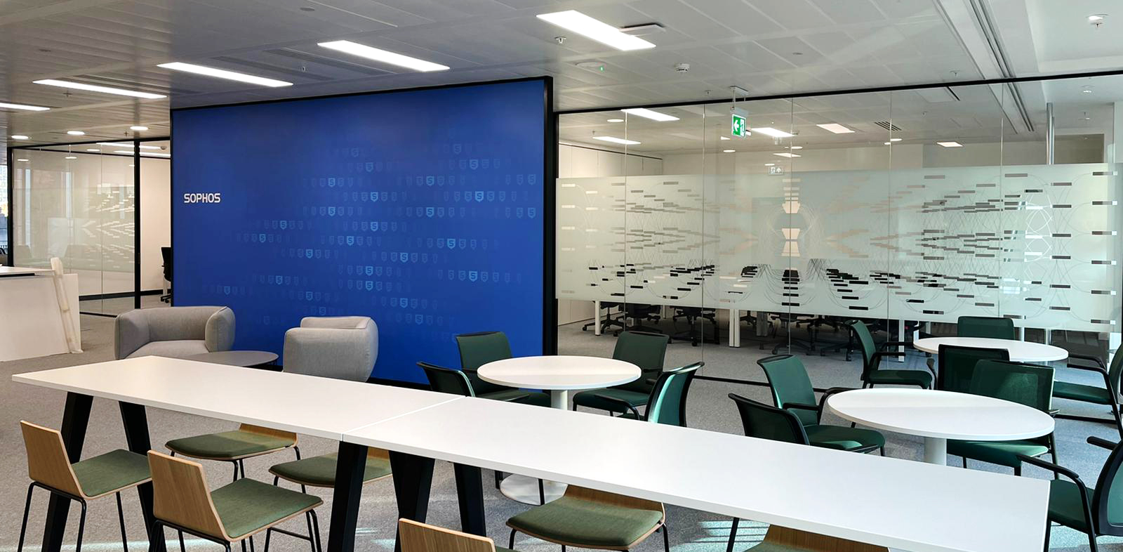 Office graphics and acoustic panel installation - Fine Print Services Ltd