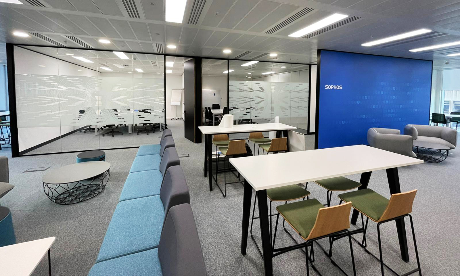 Office graphics and acoustic panel installation - Fine Print Services Ltd