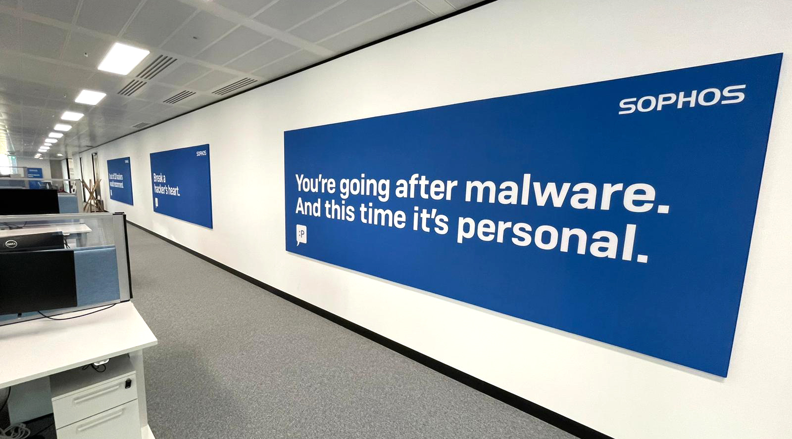 Office graphics and acoustic panel installation - Fine Print Services Ltd