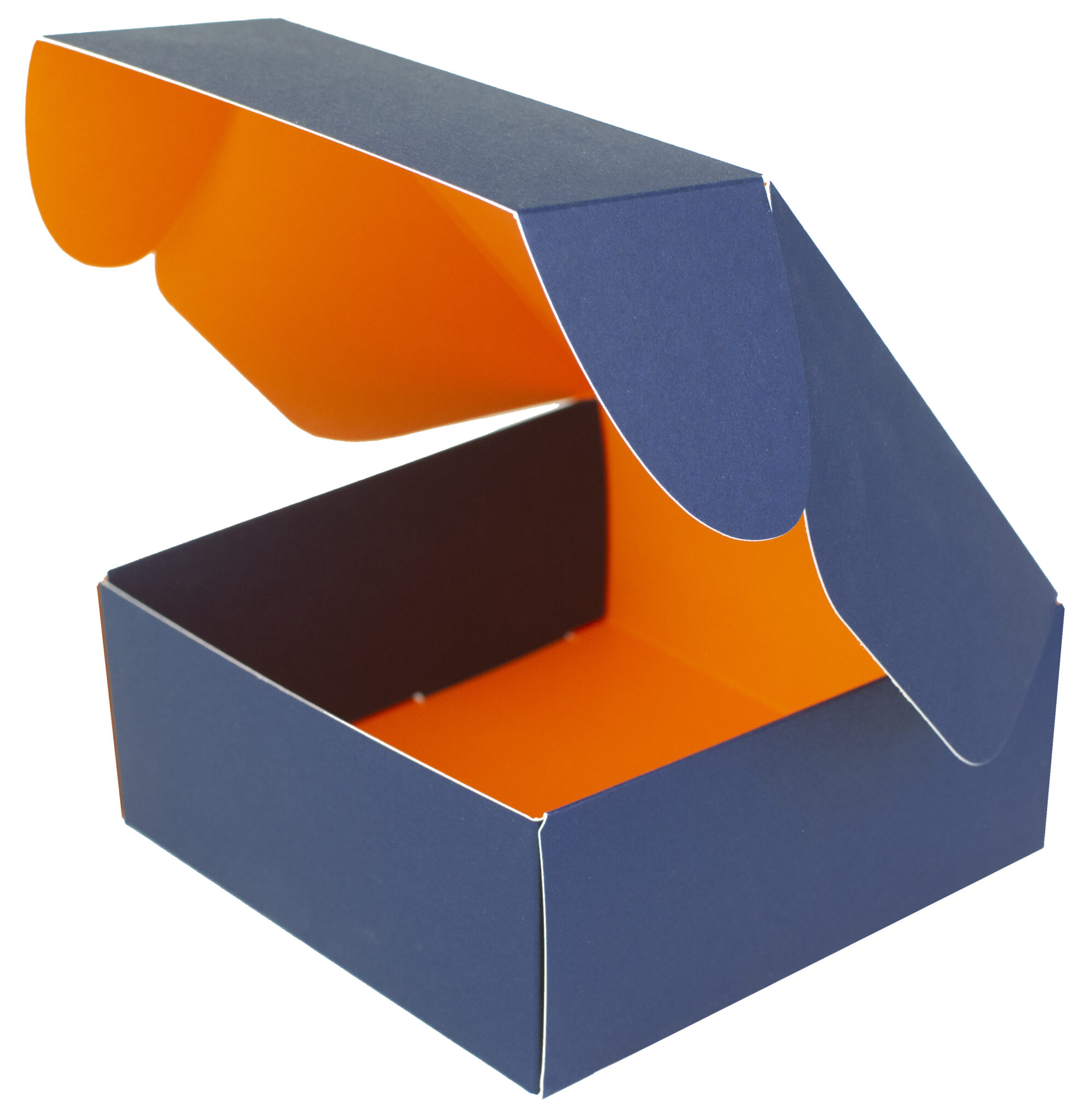 Square tuck-in box 120mm x 120mm x 50mm - Fine Print Services Ltd