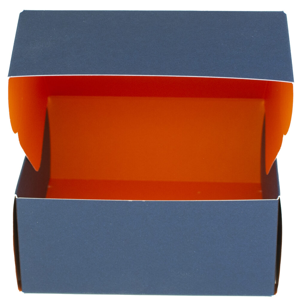 Square tuck-in box 120mm x 120mm x 50mm - Fine Print Services Ltd