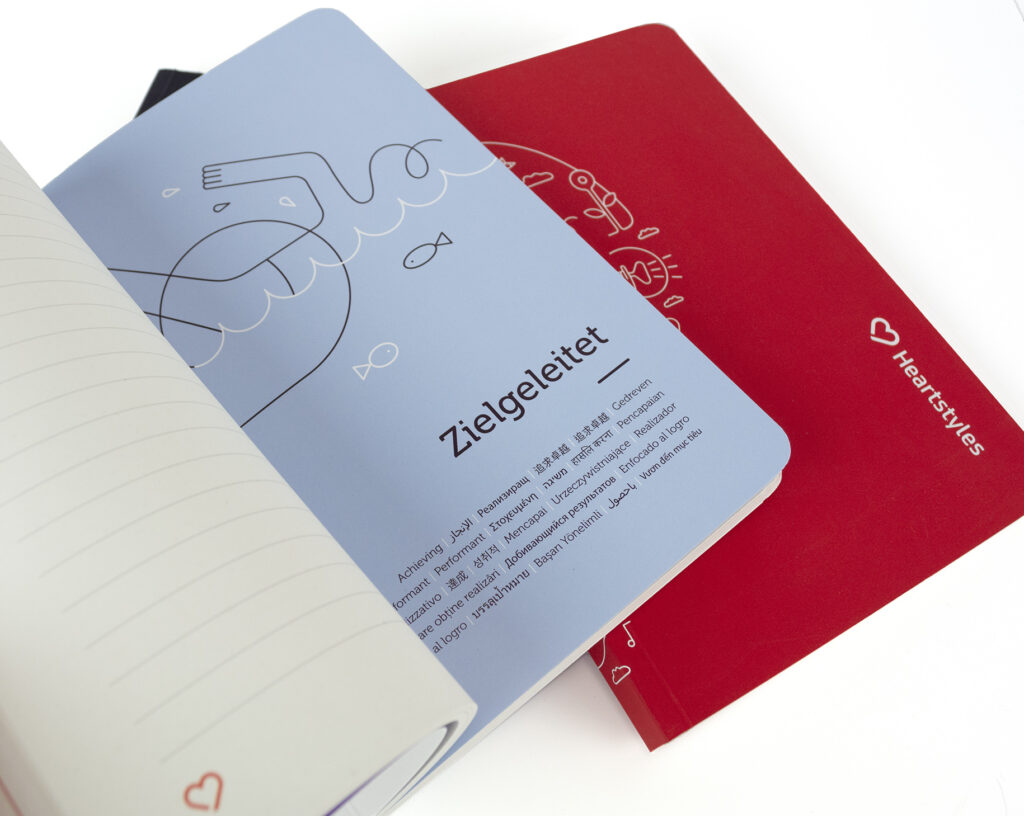 Heartstyles Thread Sewn Notebook - Fine Print Services Ltd