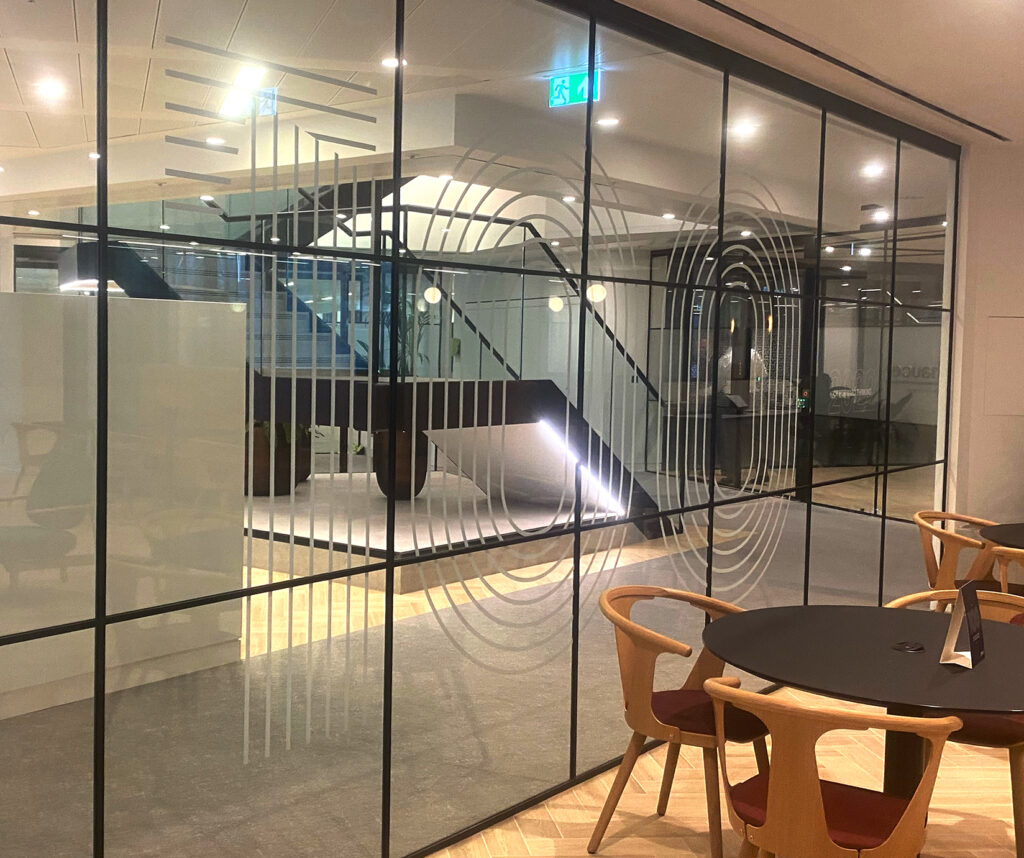 Chaucer – Matt Vinyl Window and Door Graphics - Fine Print Services Ltd