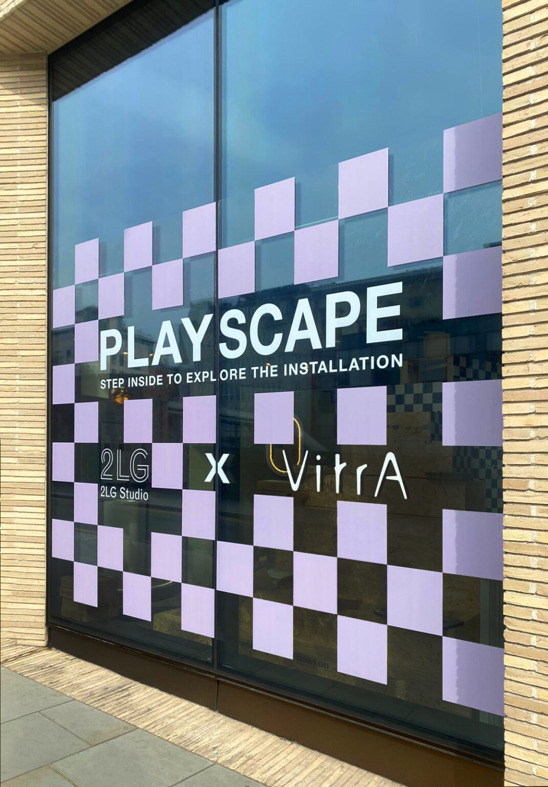 VitrA vinyl window graphics - Fine Print Services Ltd