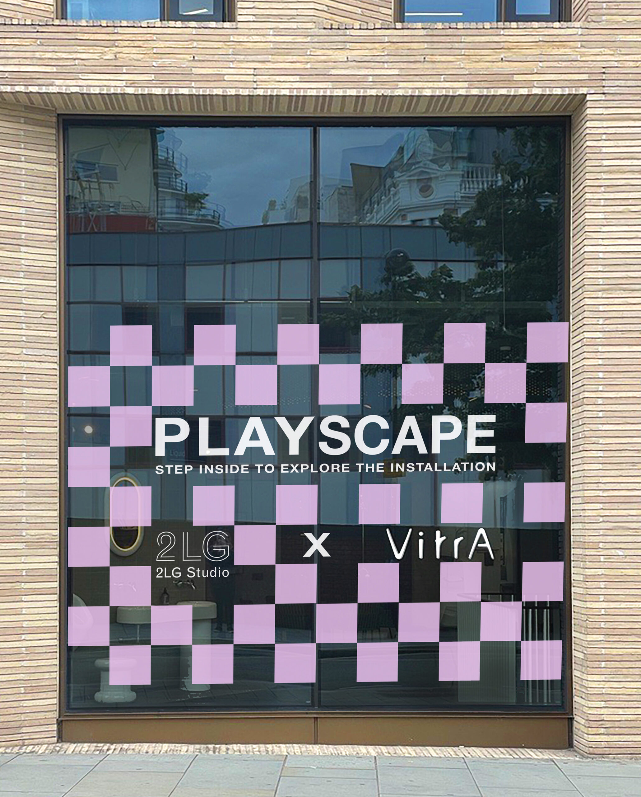 VitrA vinyl window graphics - Fine Print Services Ltd